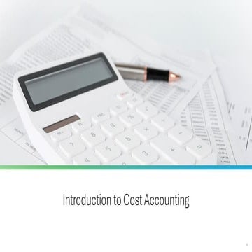 Introduction_to_Cost_Accounting And Difference Between Financial ...