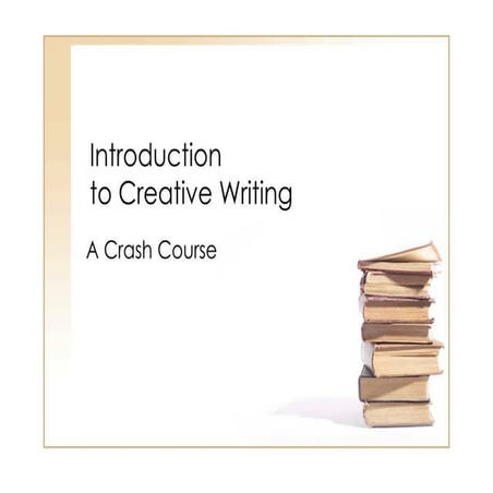Introduction To Creative Writing | PDF