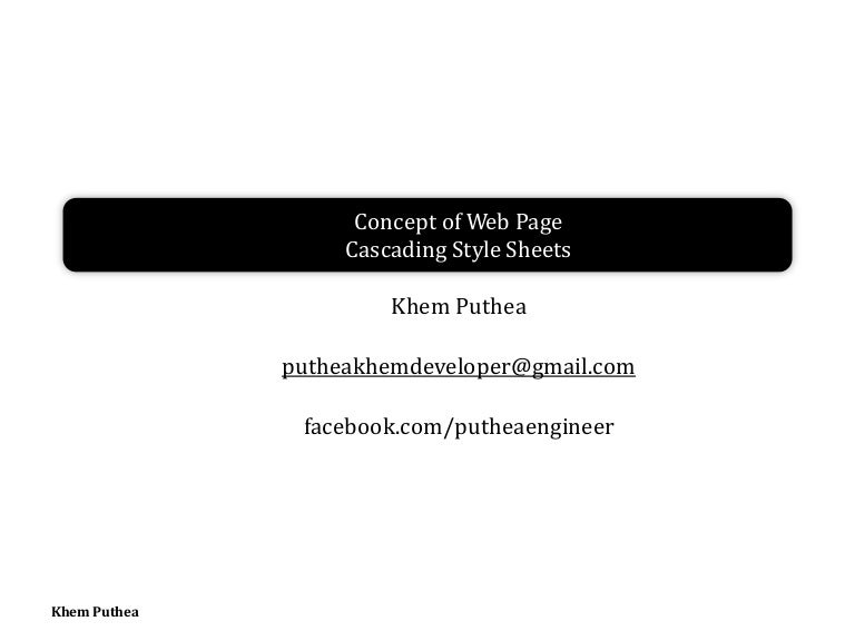 Introduction To Css Part1 5547