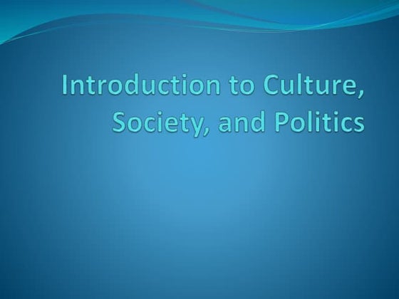 Shs core understanding culture, society and politics cg (1) | PDF