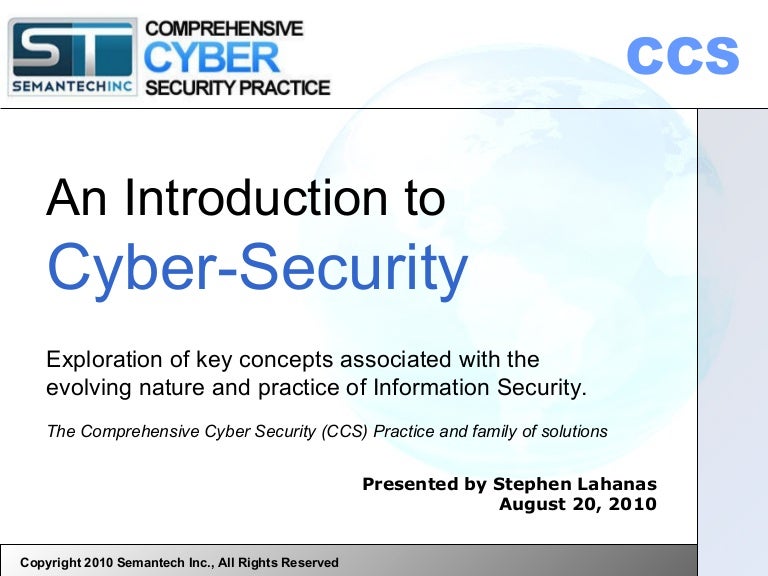 Introduction To Cyber Security