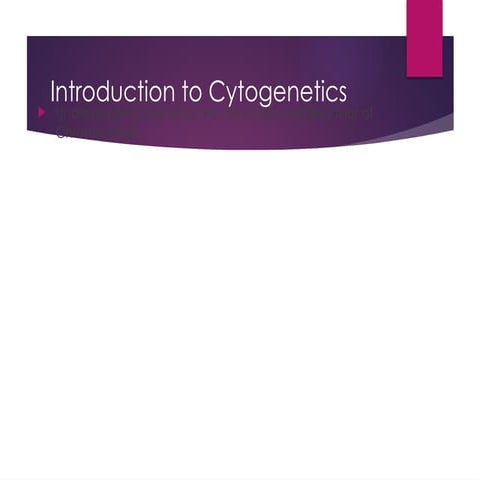 Introduction_to_Cytogenetics References: Lists authoritative textbooks ...