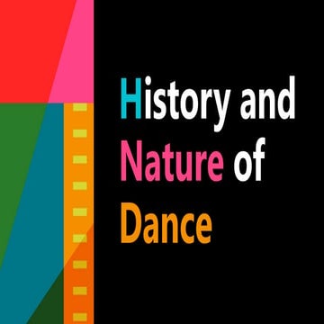 Introduction to Dance | PPTX