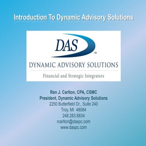 Introduction To Das | PPT