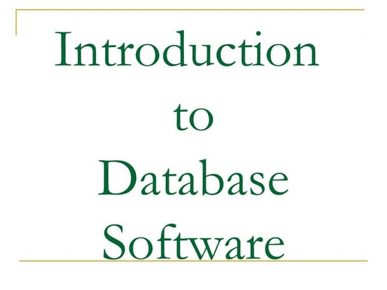 Module 1 Database ICTL Form 2 | PPT