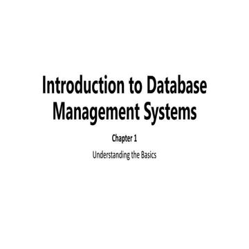 Introduction To Database Management Systems Pptx