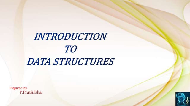 Introduction To Data Structures Ss Ppt