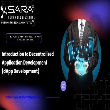 Introduction To Decentralized Application Development Dapp Development