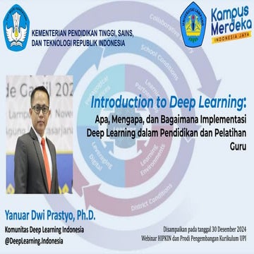 Introduction to Deep Learning - Webinar HIPKIN dan Prodi Pengembangan Kurikulum UPI - Yanuar Dwi ...