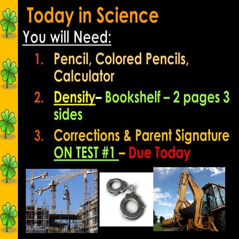 Introduction to Density | PPT