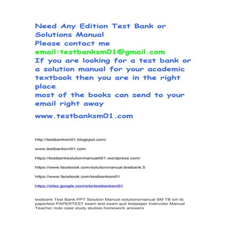 Introduction to derivatives and risk management 9 e testbanktest bank ...