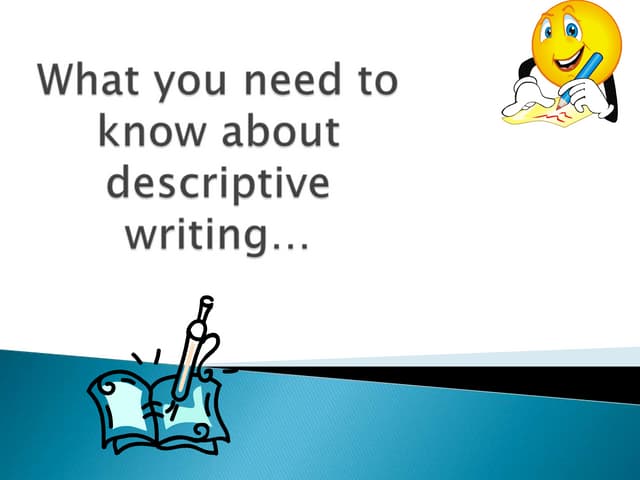 Descriptive writing 1