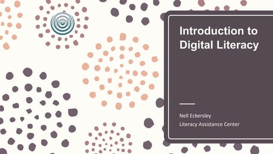 What is digital literacy? | PPT