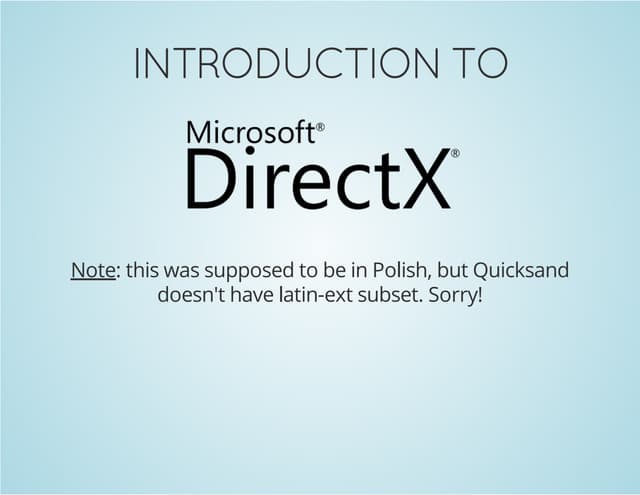 Introduction To Directx 11 Pdf Graphics Software Computer