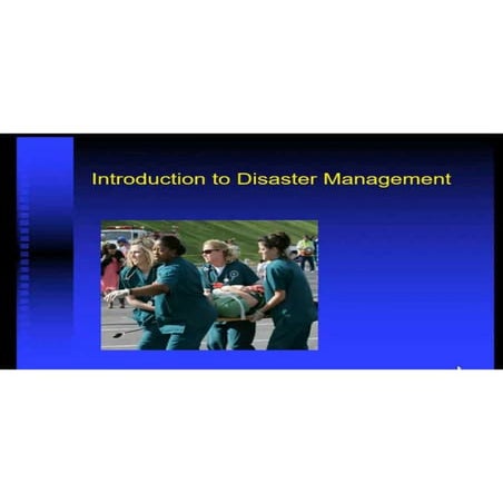Introduction to disaster management, its phases and preparedness | PDF