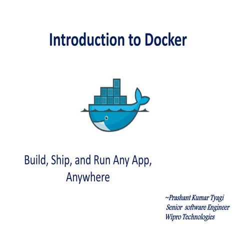 Introduction to docker | PPT