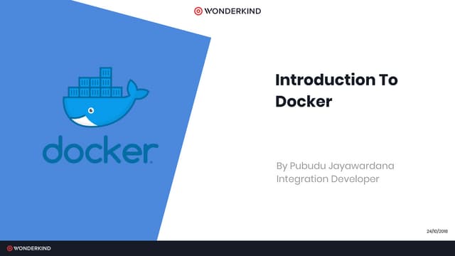 Introduction To Docker Pptx Operating Systems Computer Software And Applications