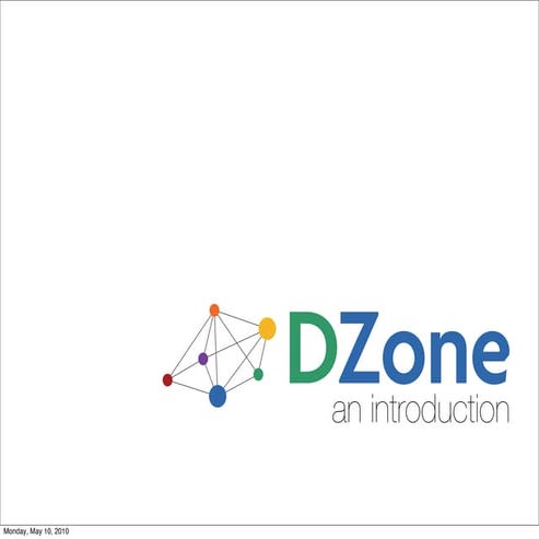 Introduction To Dzone Ppt