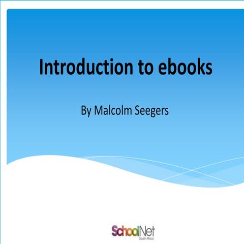 Introduction to e books | PDF