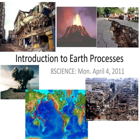 Introduction to earth processes | PPTX