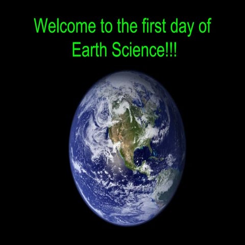 1_Introduction to Earth Science - Branches and Systems (1st day) | PPT