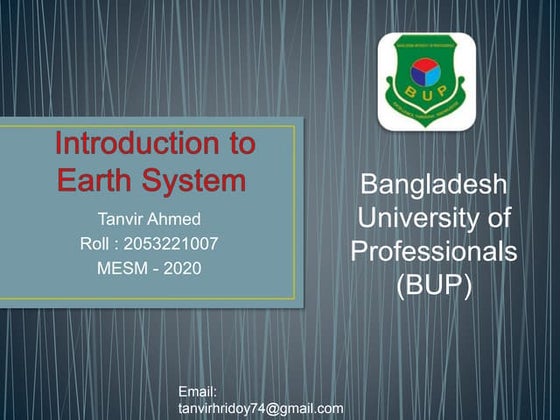 Introduction to earth system | PDF | Weather | Science