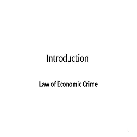 Introduction to Economic Crime 2025.pptx