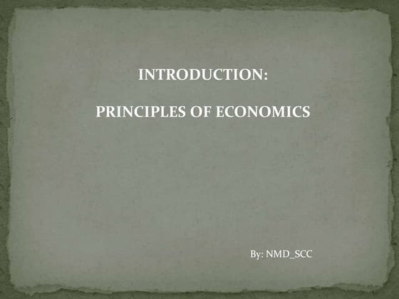 Applied economics introduction to economics abm specialized subject | PDF