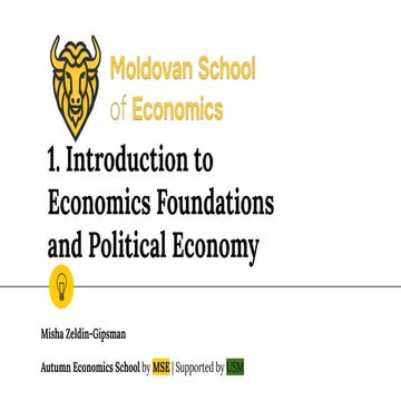Introduction to Economics Foundations and Political Economy | PDF