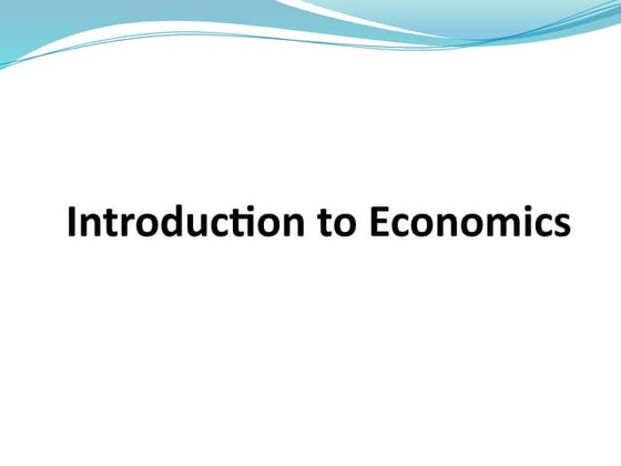 Definitions of Economics | PPT | Government Support and Welfare ...