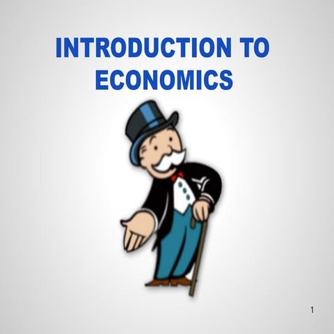 INTRODUCTION TO ECONOMICS.Choice in a World of Scarcitypptx | PPTX