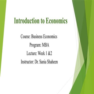 Introduction to Economics.ppt economic concept | PPTX