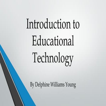 Introduction to Educational Technology.pptx