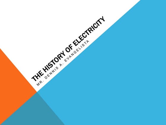 Electricity | PPT