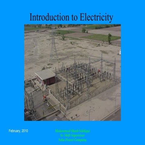 Introduction of Electricity | PPT