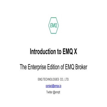 Introduction to EMQ X Enterprise | PPTX