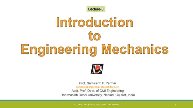 Force System-Engineering Mechanics | PDF