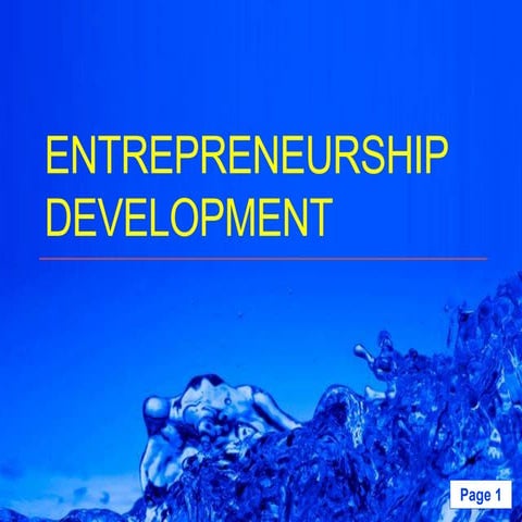 Introduction to entrepreneur,entrepreneurship and enterprise | PPT