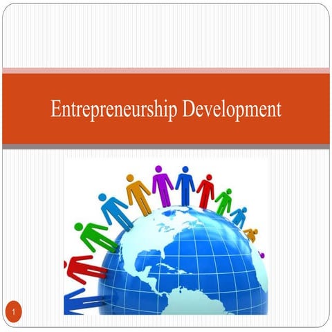 Introduction to Entrepreneurship Development | PPT