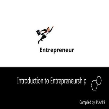 Introduction to Entrepreneurship | PPTX