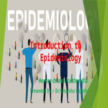 Introduction to Epidemiology presentation .pptx