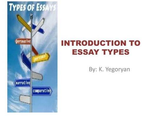Learn To Write Different Types Of Essays | PPT