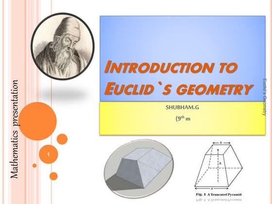 Introduction to euclid’s geometry | PPTX