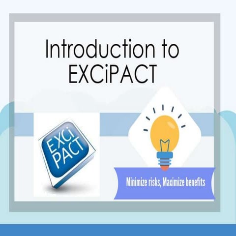 Introduction to EXCiPACT 2012 | PPTX