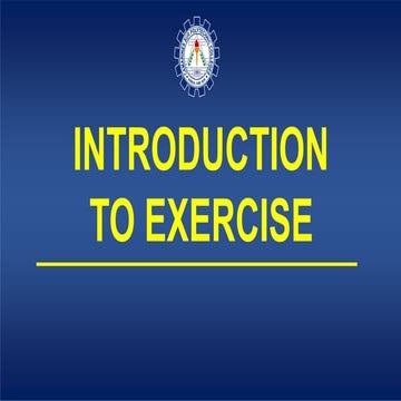 Benefits of Exercise | PPT