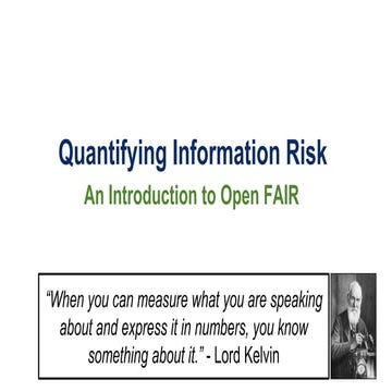Introduction to Open FAIR | PPT