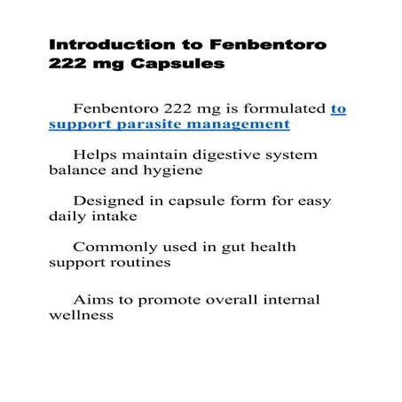 Wormentel 444 Mg – A Complete Overview of Deworming & Gut Health | PDF