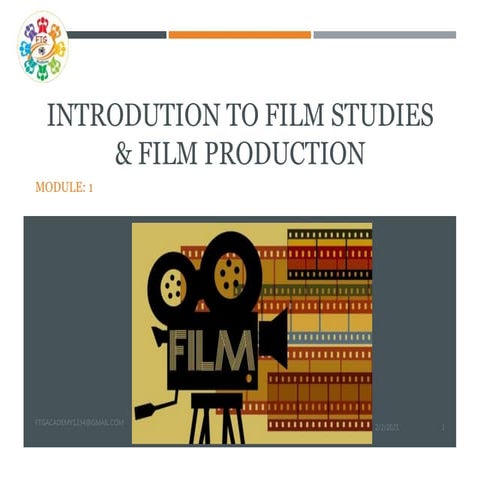 Introduction to film | PPTX | Cameras and Camcorders | Consumer Electronics