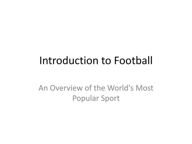 Football ppt | PPTX