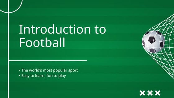 Football ppt | PPTX